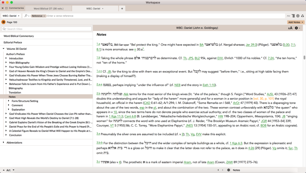 WBC: Daniel (Word Biblical Commentary) - Accordance