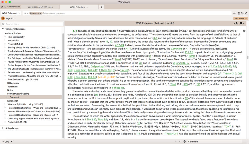 WBC: Ephesians (Word Biblical Commentary) - Accordance