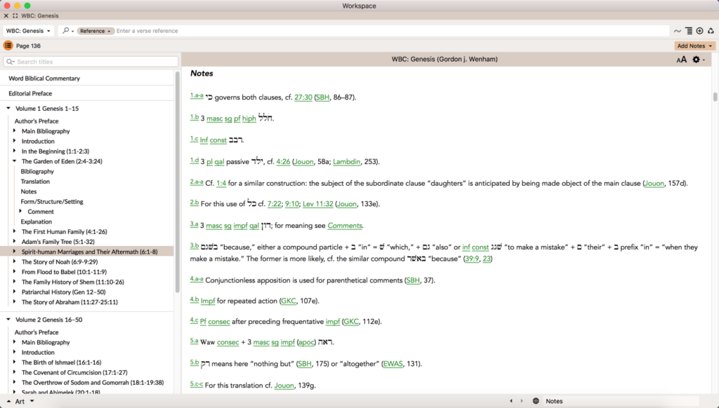 WBC: Genesis 1-15 and 16-50 (Word Biblical Commentary) - Accordance