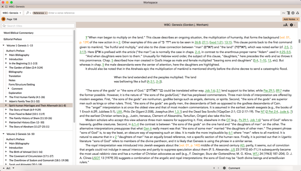 WBC: Genesis 1-15 and 16-50 (Word Biblical Commentary) - Accordance