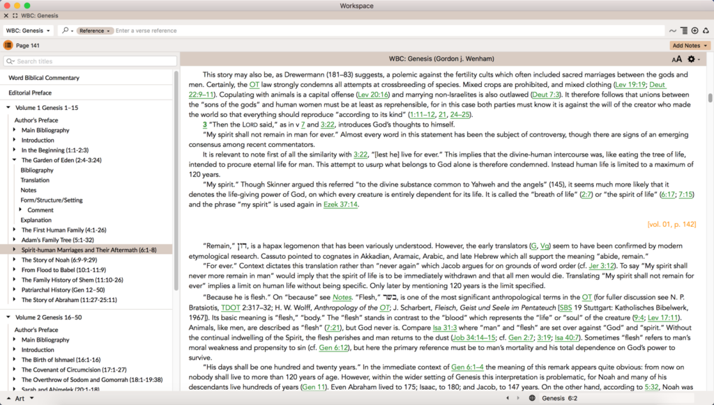 WBC: Genesis 1-15 and 16-50 (Word Biblical Commentary) - Accordance