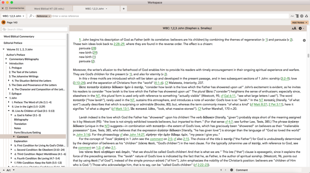 WBC: 1, 2, 3 John (Word Biblical Commentary) - Accordance