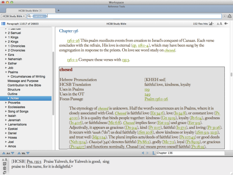 HCSB Study Bible Notes - Accordance