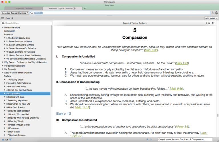 Sermon Outline Series (3 Volumes) - Accordance