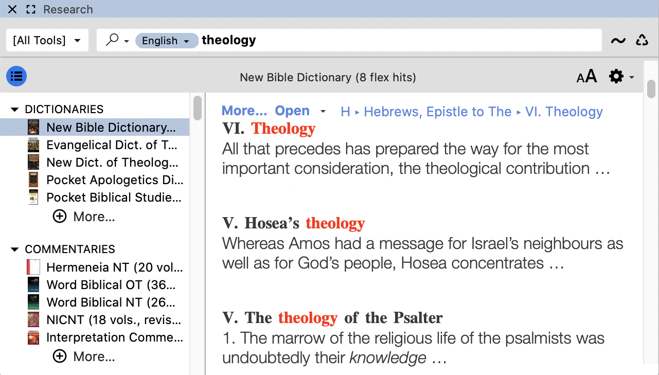 Using Accordance to Write Your Own Systematic Theology (or Just Keep ...