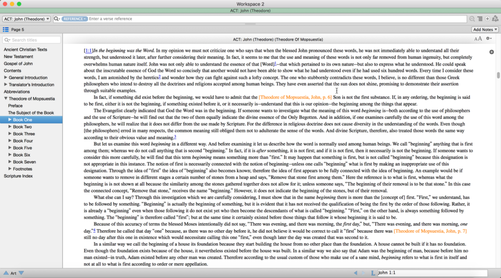Ancient Christian Texts (17 Volumes) - Accordance