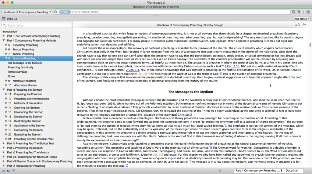 Handbook of Contemporary Preaching - Accordance