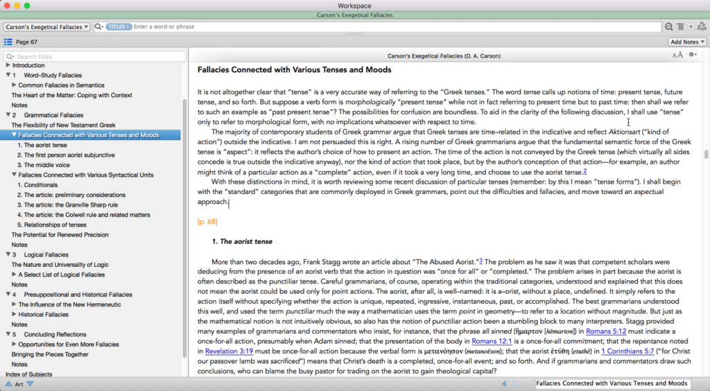 Exegetical Fallacies (2nd Edition) (Carson) - Accordance