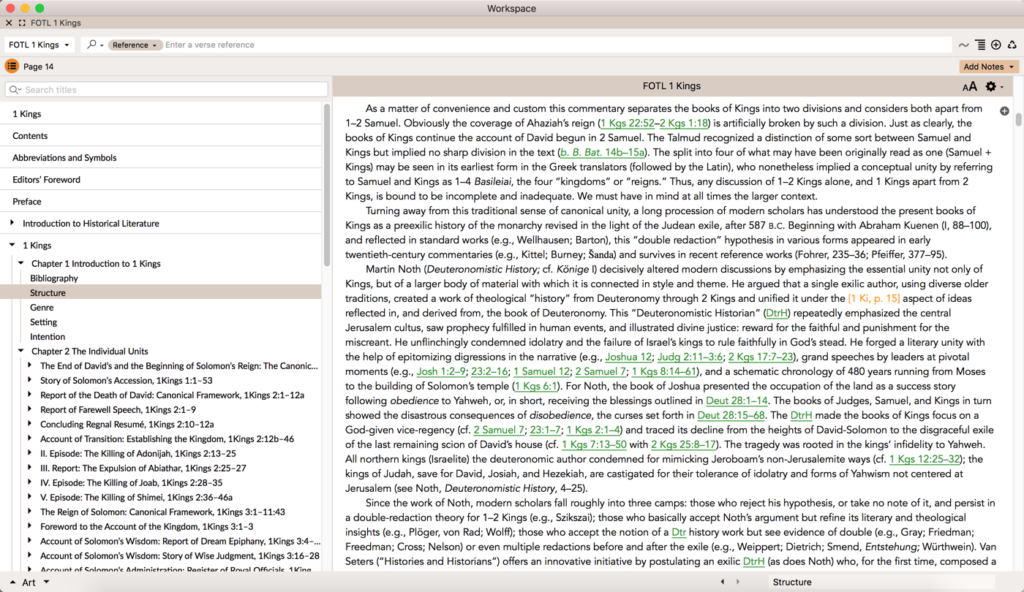 Forms of the Old Testament Literature, The (19 Volumes) - Accordance