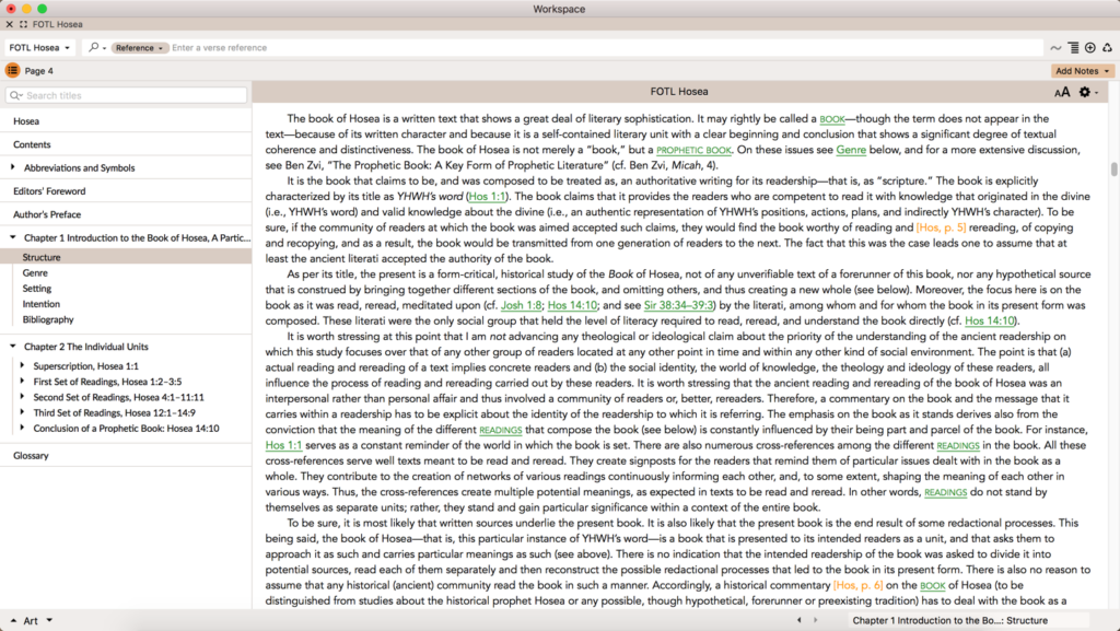 Forms of the Old Testament Literature, The (19 Volumes) - Accordance