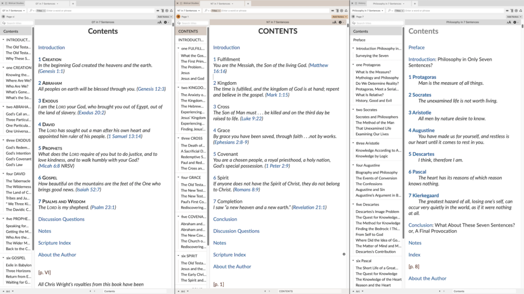 Seven Sentences Series (3 Volumes) - Accordance