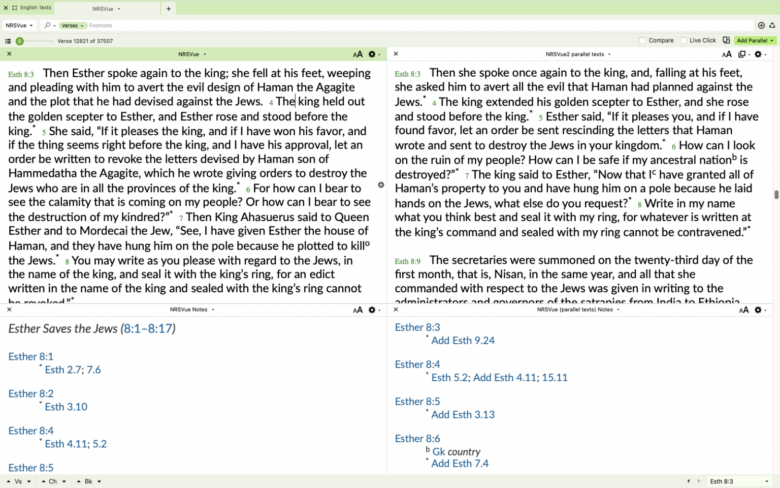 New Revised Standard Version Updated Edition (NRSVue) - Accordance