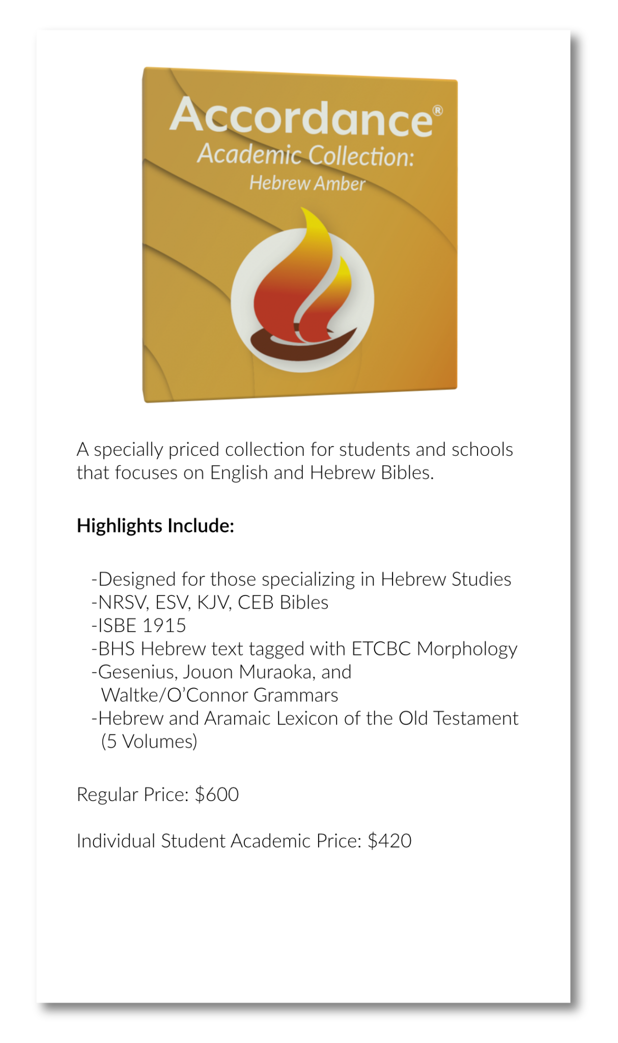 Academic Collections - Accordance