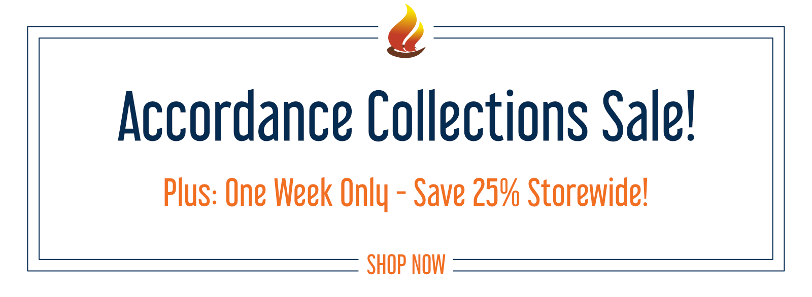 Accordance Collection Celebration Sale - Accordance