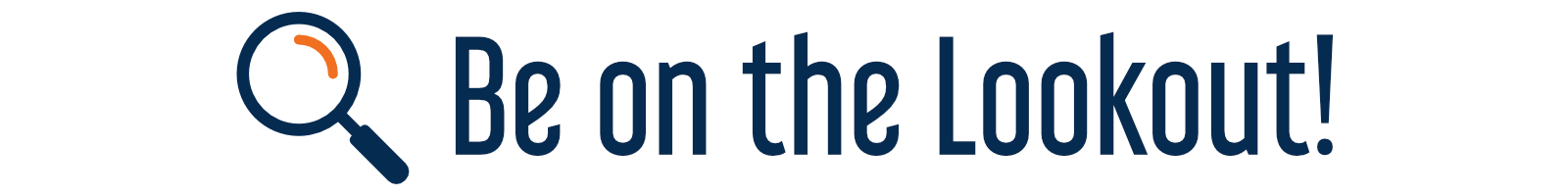 Be on the Lookout - Accordance