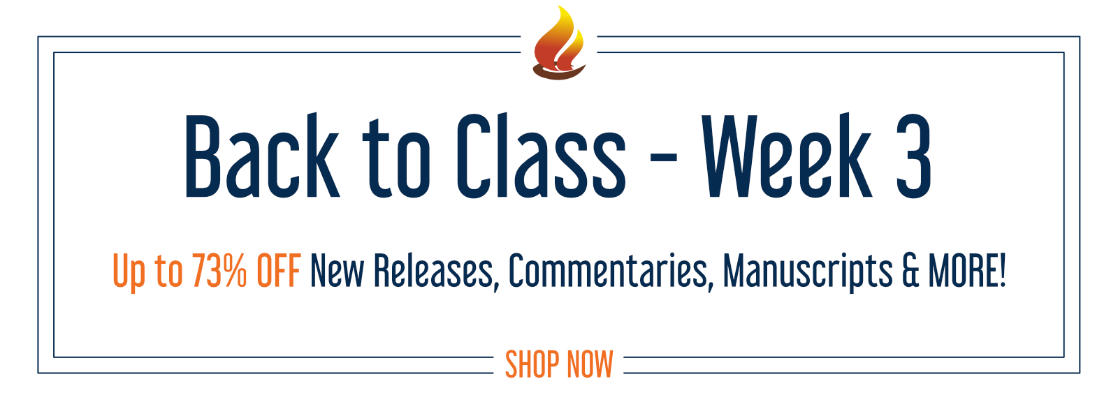 Back to Class Week Three - Accordance